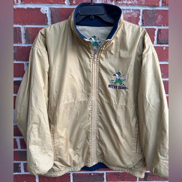 Pro Player | Jackets & Coats | Vntg Pro Player Notre Dame Fighting ...